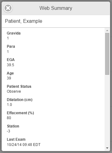 About the Web Summary